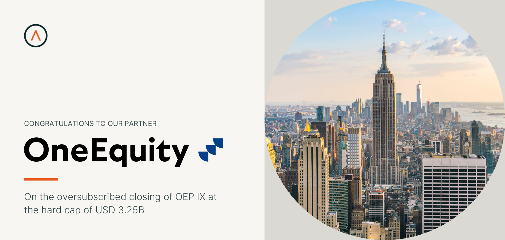 Asante Capital congratulates partner One Equity Partners on the close ...